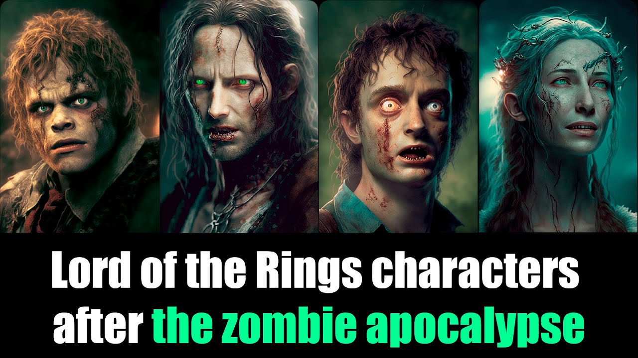 The Lord of the Rings characters after the zombie apocalypse 🧟 - YouTube