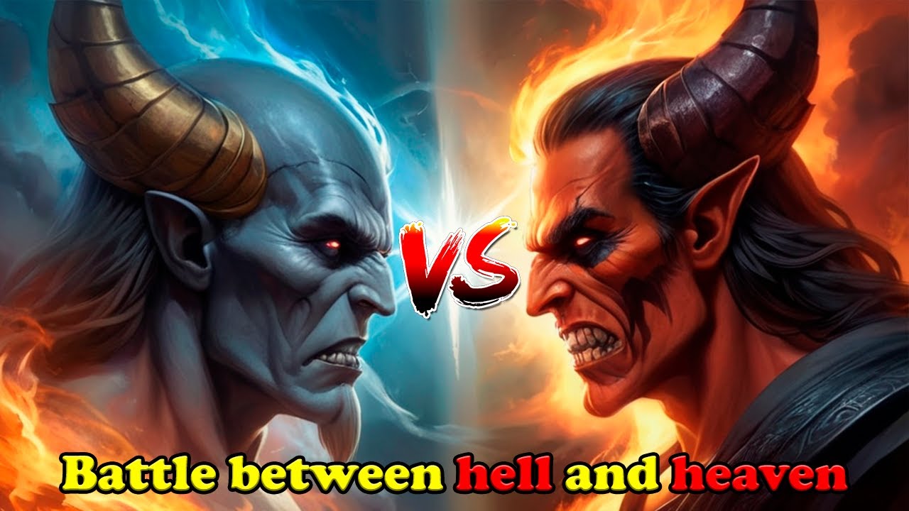 Battle between hell and heaven | Bible story - YouTube