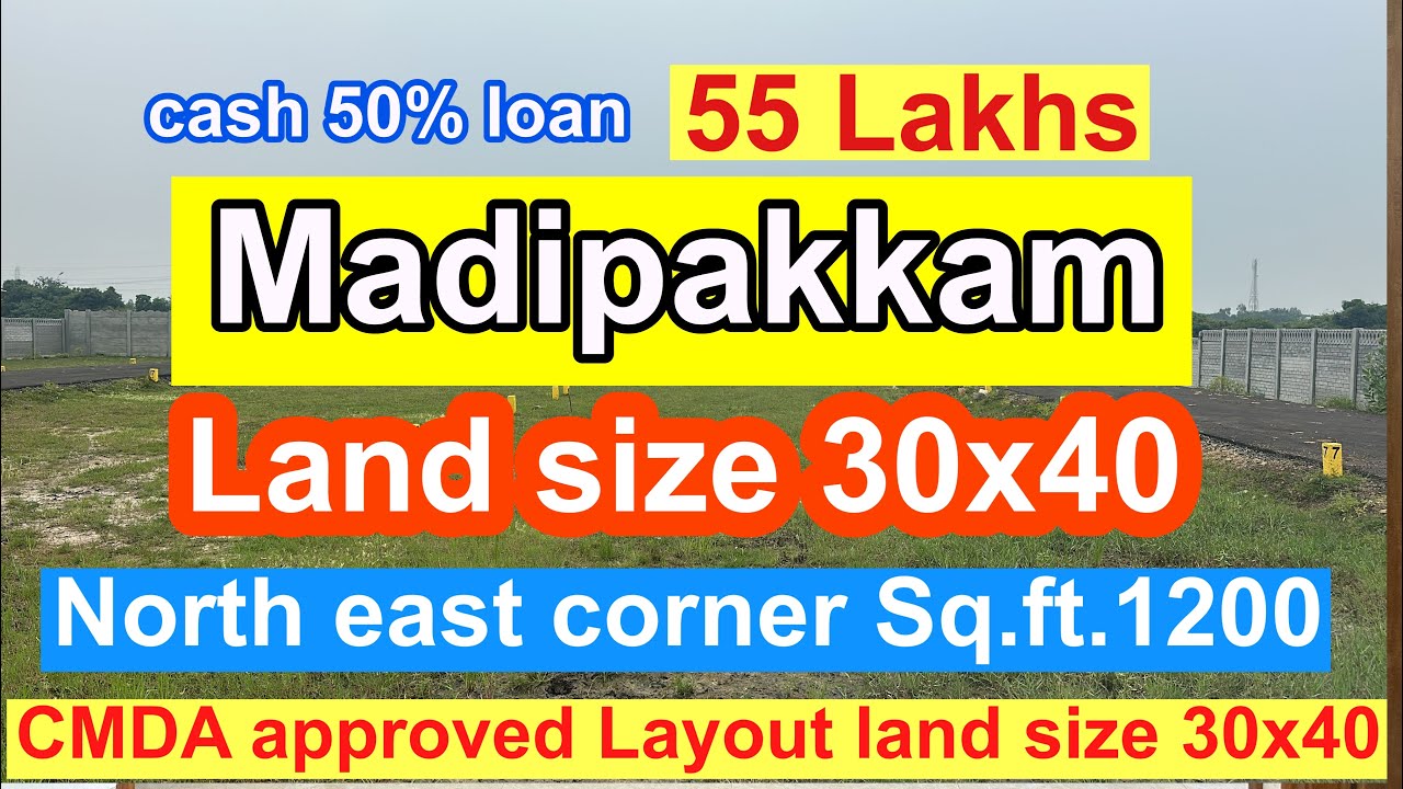 CMDA approved Layout land size 30x40 north east corner 30 feet Road 1 ...