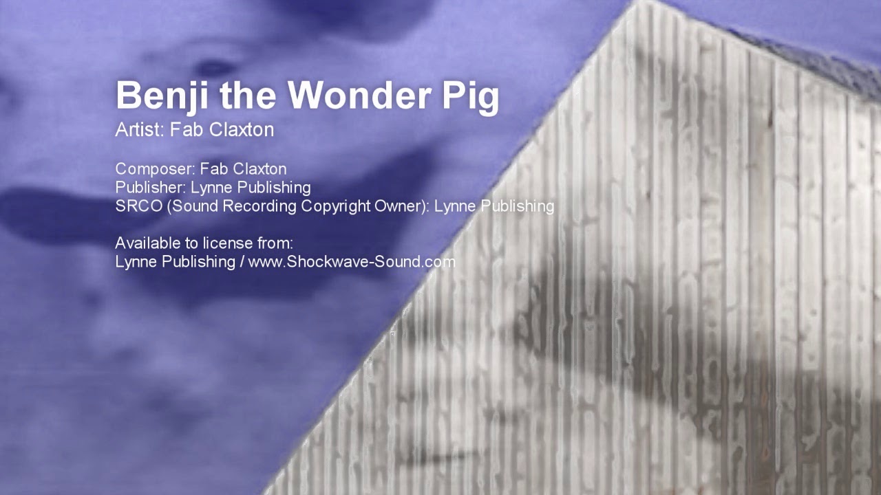 Benji the Wonder Pig - Fab Claxton (Lynne Publishing) - YouTube