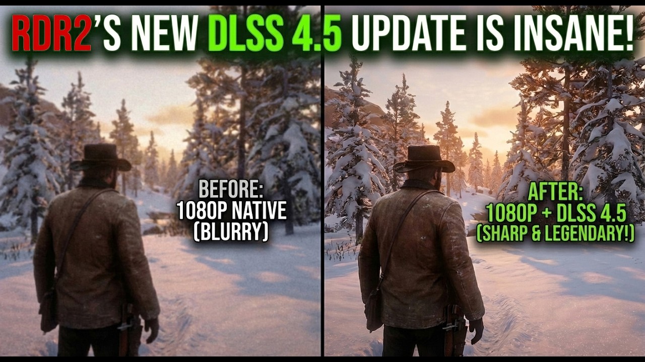 RDR2 Blur Fix: DLSS Preset M + New Update Guide - YouTube