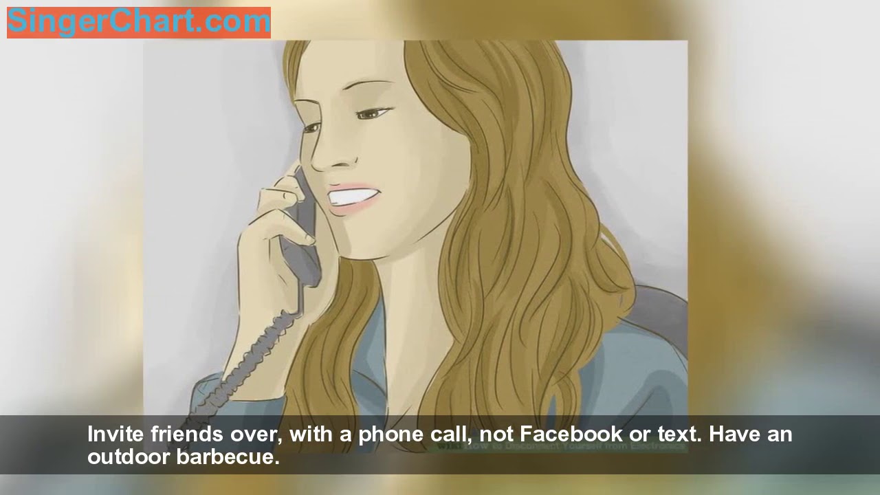 How to Disconnect Yourself from Electronics - YouTube