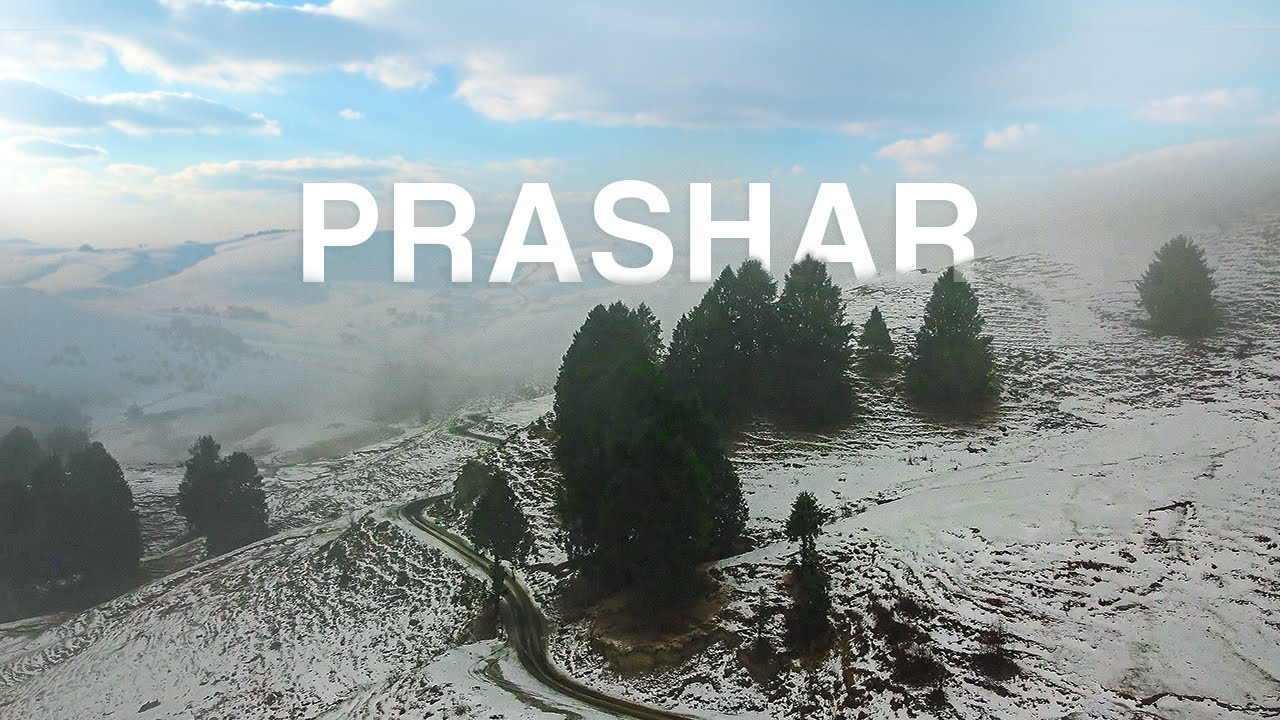 Prashar Lake Valley - DRONE SHOTS in Peak January Snowfall - 4K - YouTube