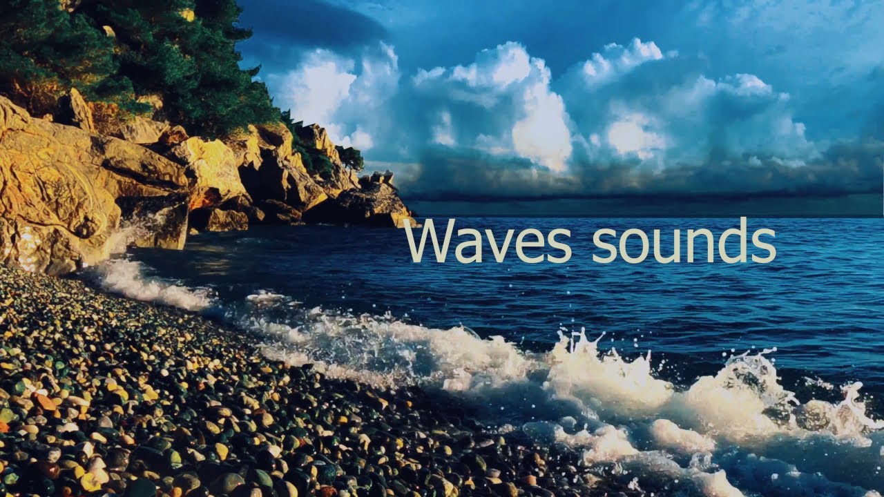 beach sounds for sleeping, waves crashing sleep music, ocean water ...