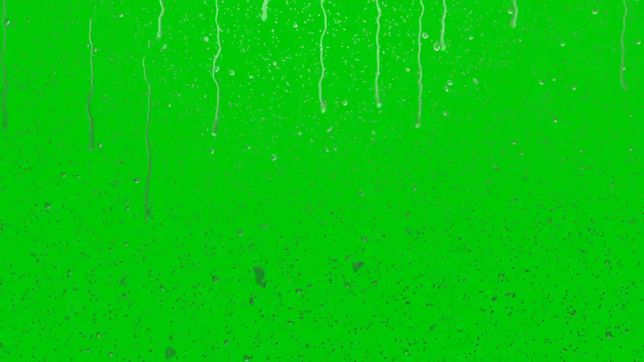 Green Screen Rain Drops On mirror - YouTube