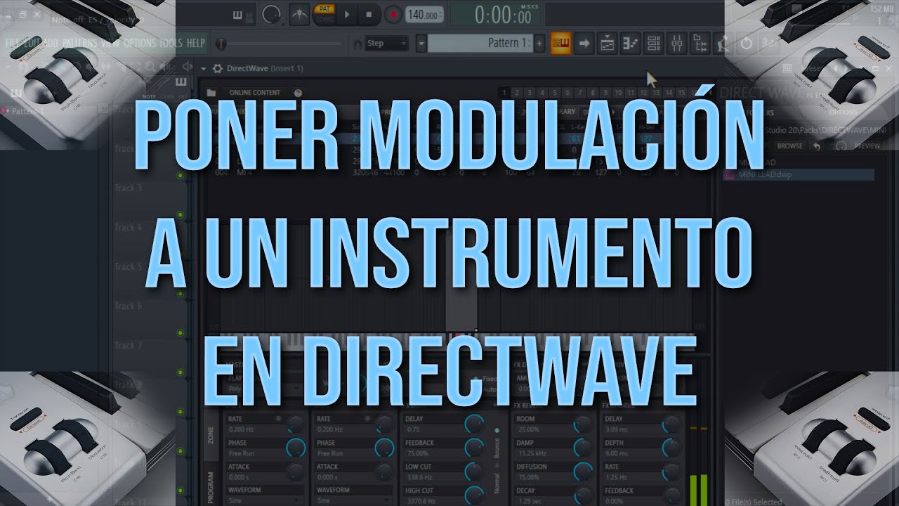 Cómo poner MODULACIÓN a un instrumento en DirectWave | FL STUDIO - YouTube
