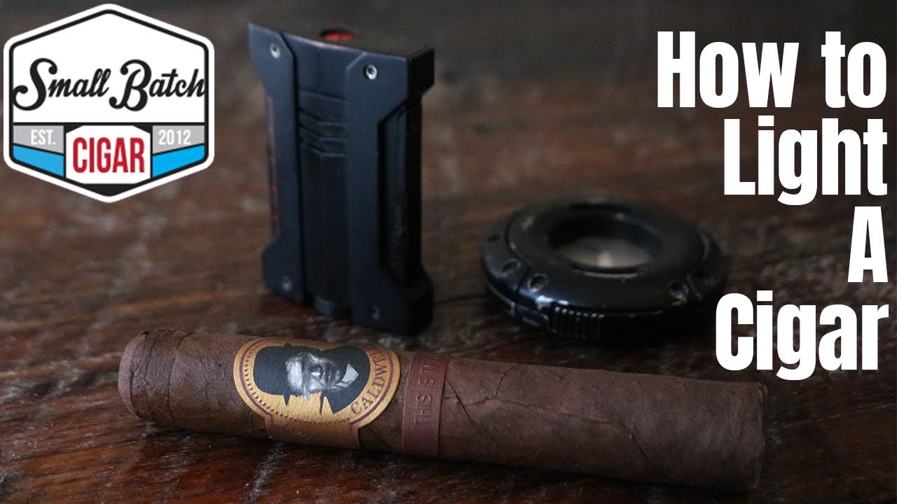 How to Light a Cigar to Maximize Flavor - YouTube