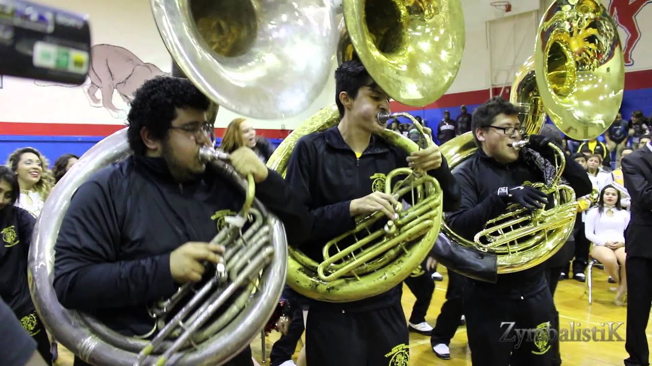 Texas (Black) vs. Arkansas (Red) - Tuba Battle (2015) - YouTube