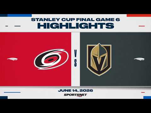 NHL Game 6 Highlights | Hurricanes vs. Golden Knights - June 14, 2026