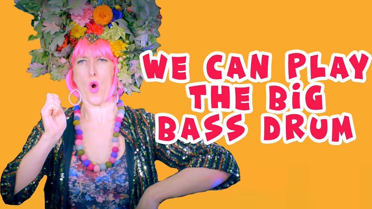 Sing Along Sally Sings We Can Play the Big Bass Drum - YouTube