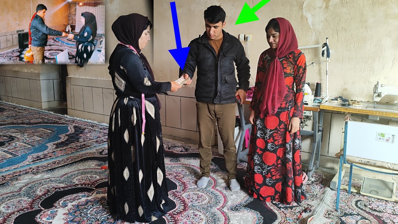 Rasul's help to Gulli and his two children - YouTube