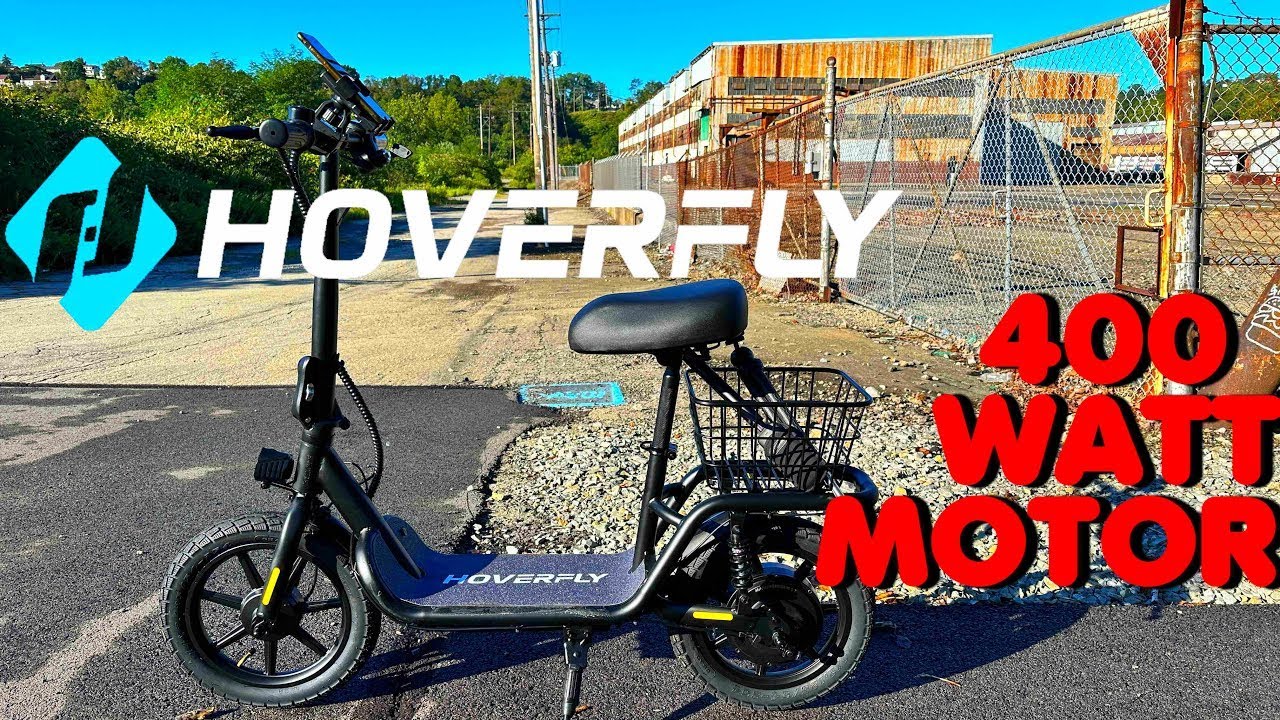 Hoverfly X3 Electric Scooter with Foldable Commuting E-Scooter - YouTube