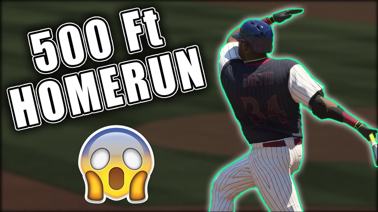 500 FOOT HOMERUN?! MLB The Show 16 | Home Run Derby - YouTube