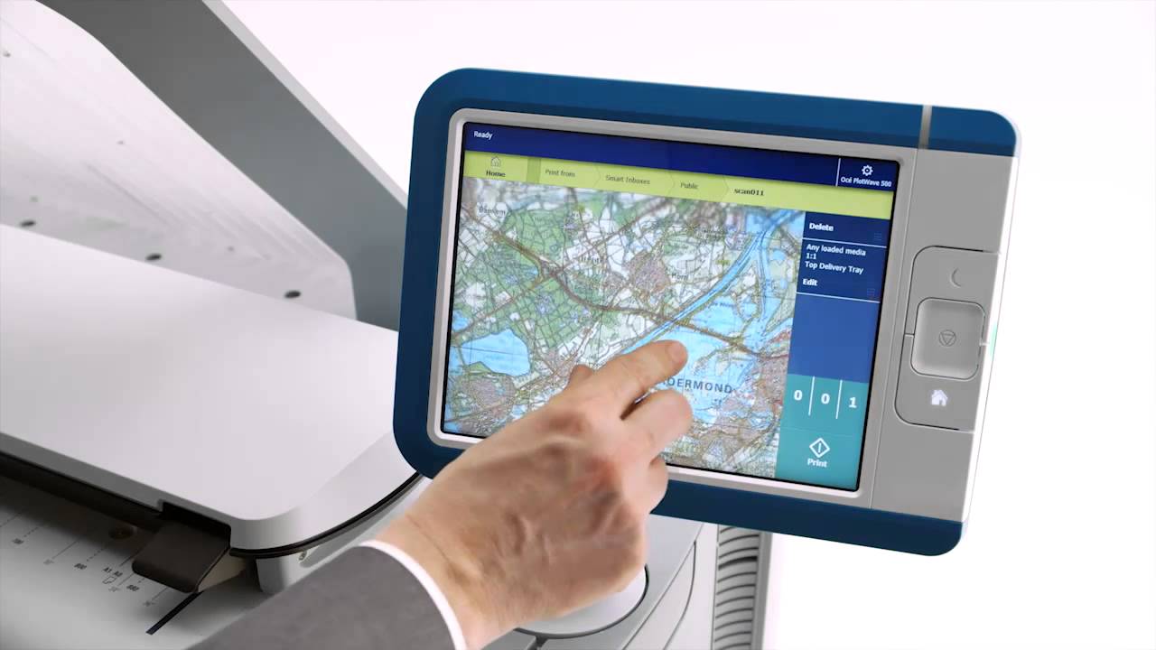 Océ Plotwave 500 Full Demo - YouTube