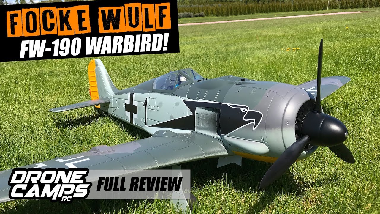 Focke Wulf FW-190 Warbird - MAIDEN, CRASH, FLIGHTS & REVIEW! - YouTube