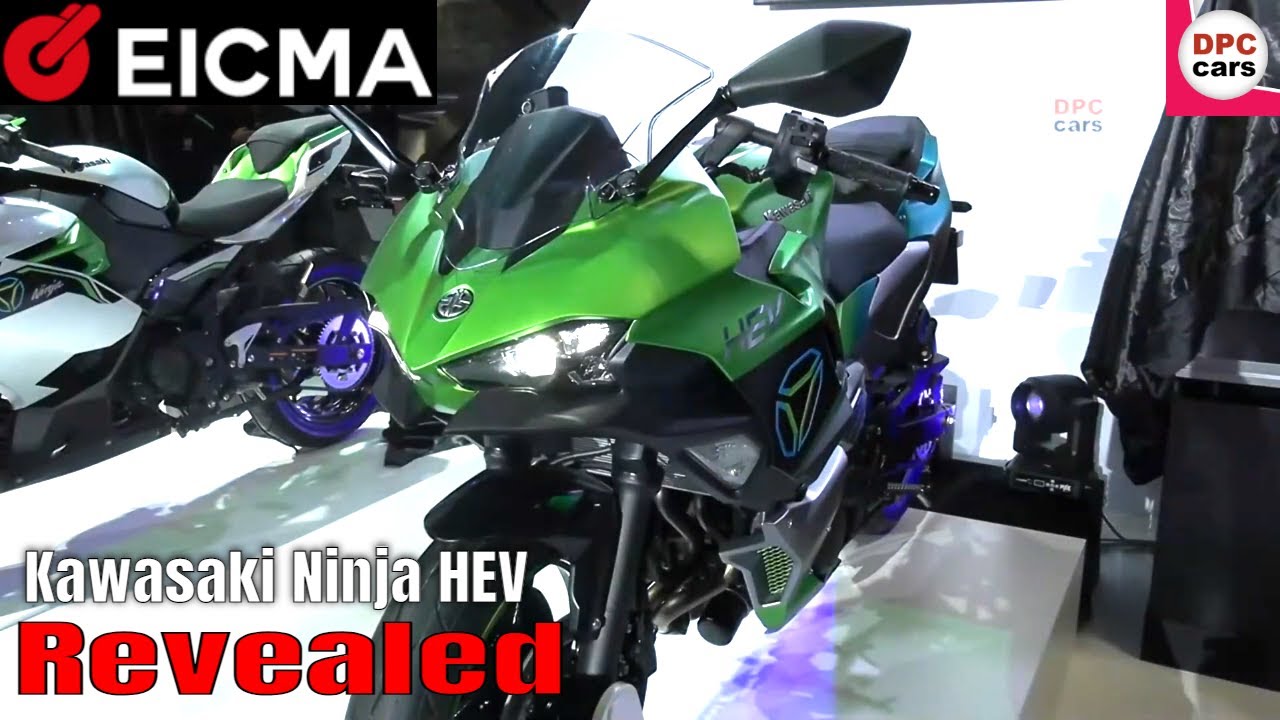 Kawasaki Ninja HEV Hybrid Revealed at EICMA Milan Motorcycle Show 2022 ...