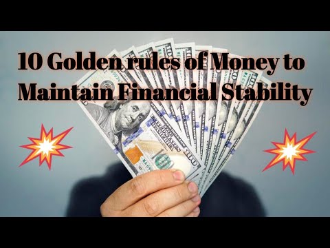 10 Golden Rules of Money to Maintain Financial Stability - YouTube