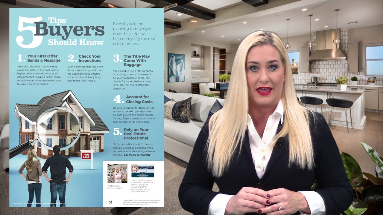 Yvette Auger Real Estate Advice “5 Tips All Home Buyers Should Know ...