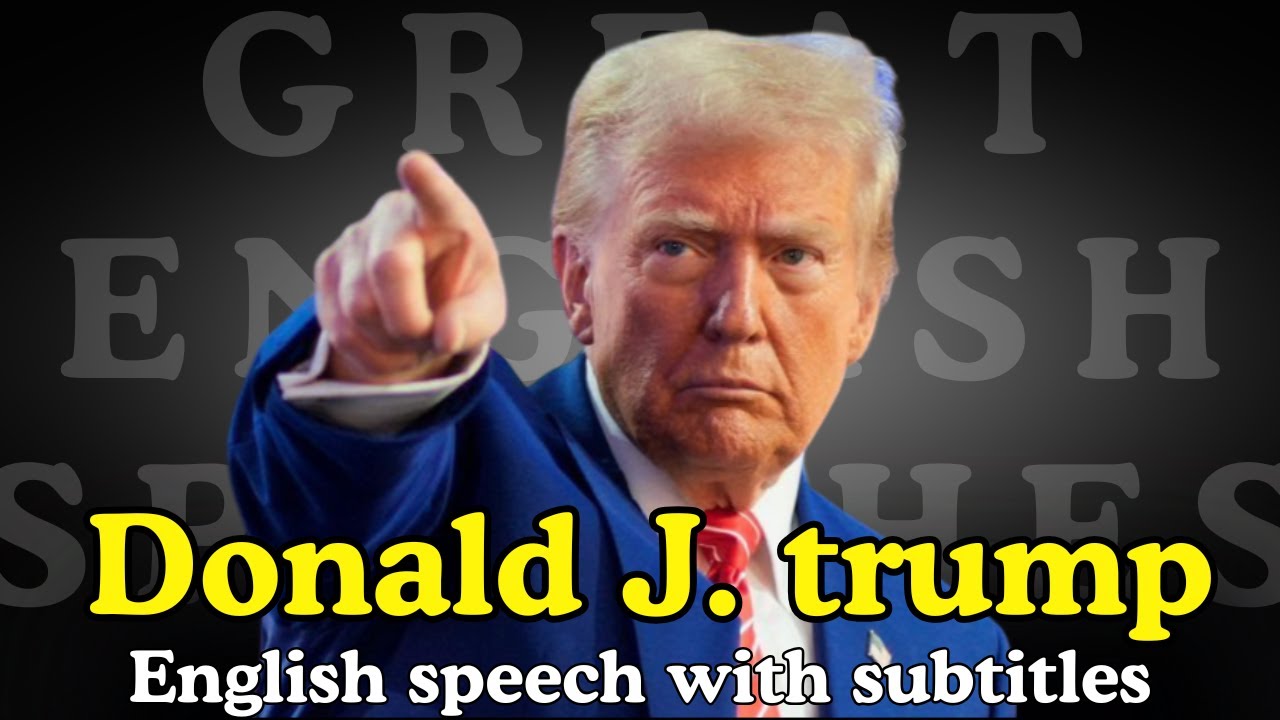 Learn English | Donald Trump Inaugural Speech 2025 (English Subtitles ...