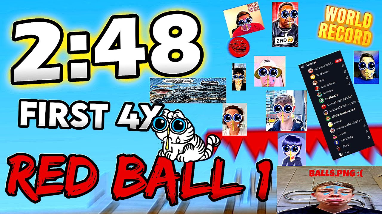 Red Ball Speedrun in 2:48.12 (FIRST 4X AND ALSO WORLD RECORD) - YouTube
