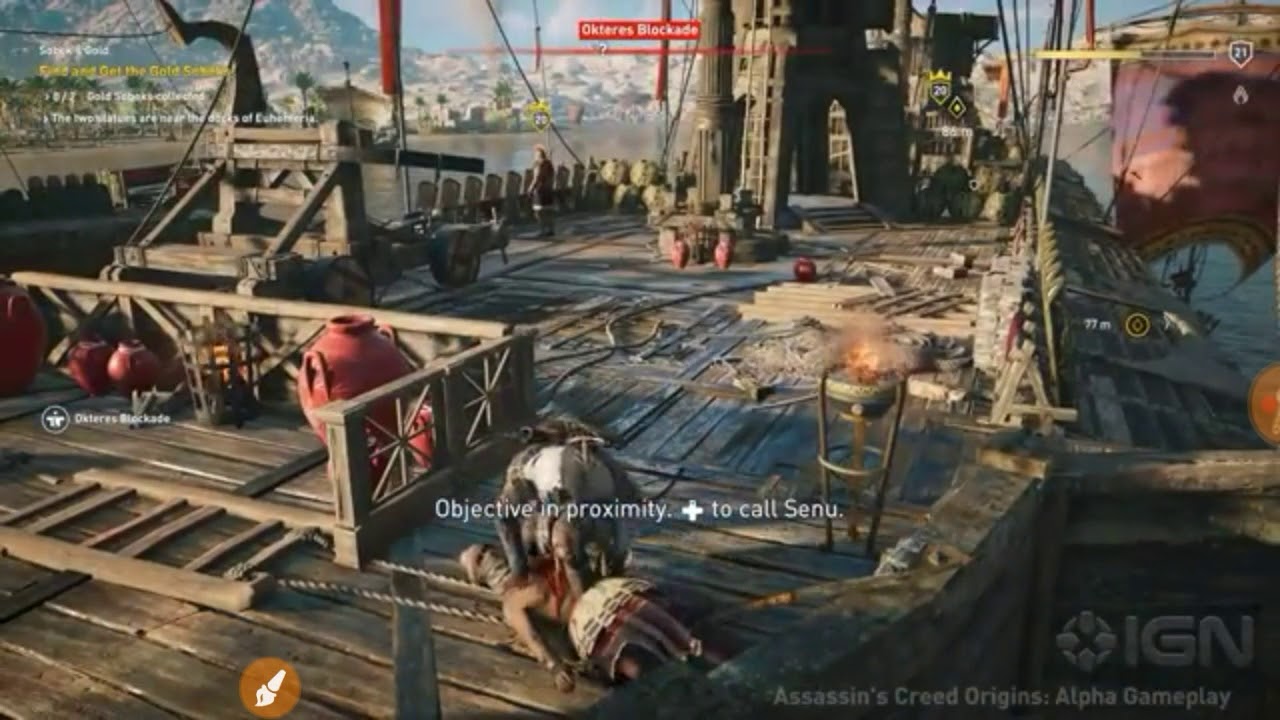10 MINUTES OF ASSASSIN'S CREED ORIGINS NEW GAMEPLAY II HIGH GRAPHICS ...