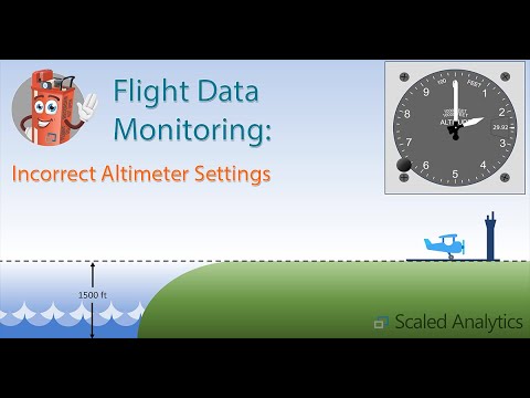 How Flight Data Monitoring can Detect Incorrect Altimeter Settings - YouTube