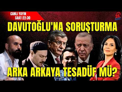 DAVUTOĞLU'NA DA SORUŞTURMA SIRADA KİM VAR TESADÜF MÜ? #canlı #davutoğlu #melihgökçek #erdoğan #haber
