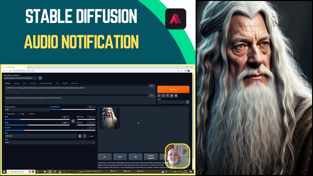 Stable Diffusion - Audio Notification - YouTube