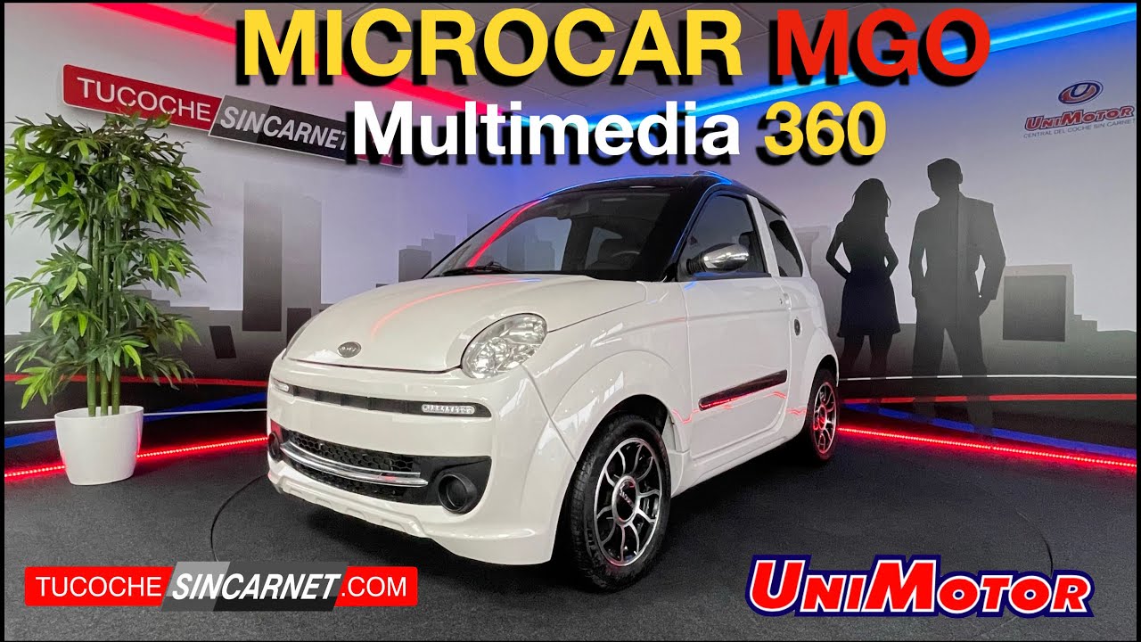 Como es un Microcar MGO con Multimedia 360 motor progress - YouTube