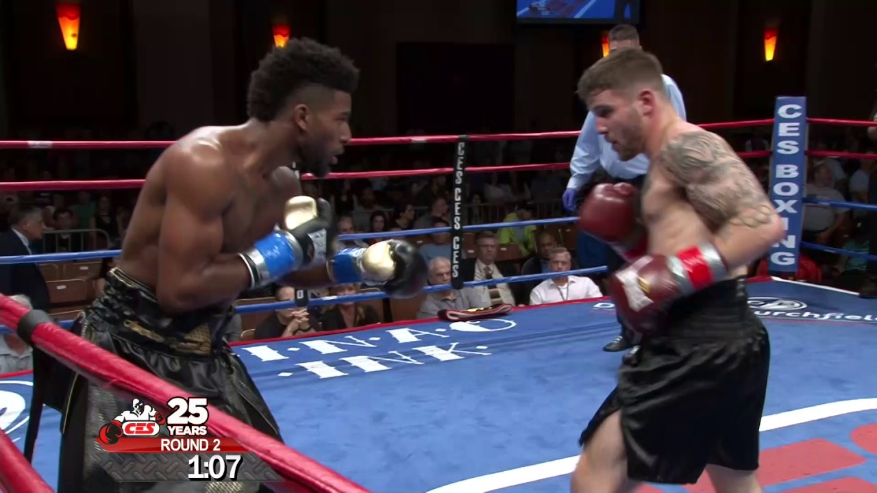 CES Boxing: Greg Vendetti vs Khiary Gray - June 9, 2017 - YouTube