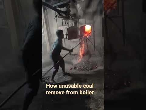 Boiler .. Remove Unusable coal  #Fireman