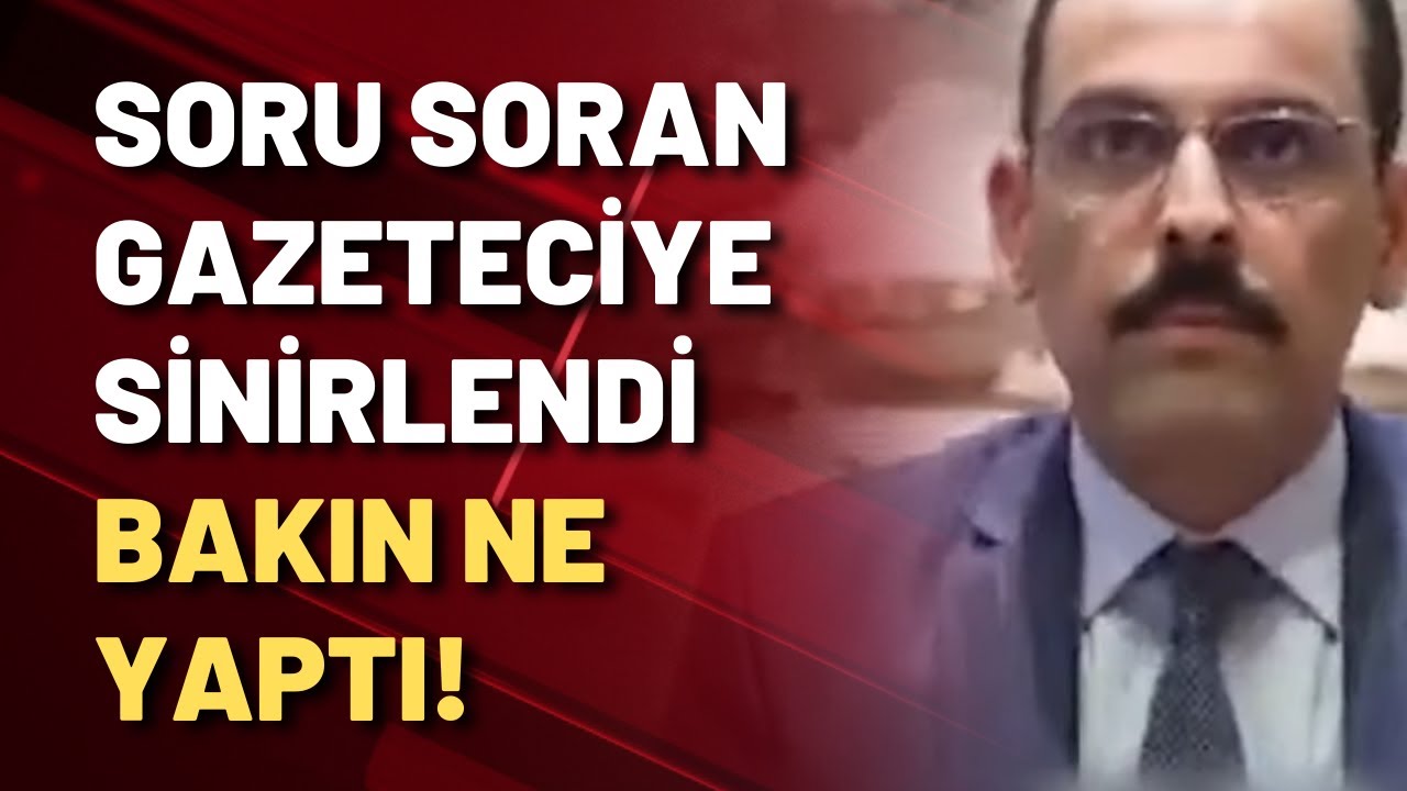 İBRAHİM KALIN YAYINI TERK ETTİ! - YouTube