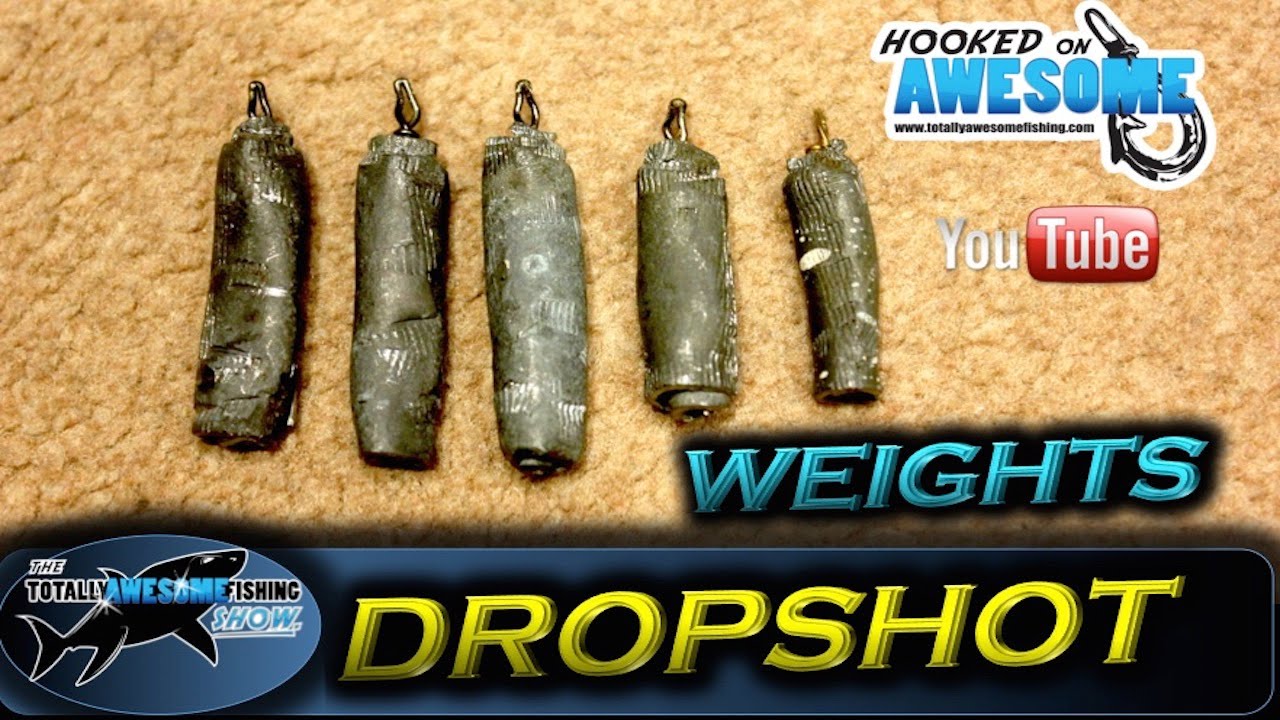 Dropshotting - How to make your own dropshot weight - TAFishing - YouTube