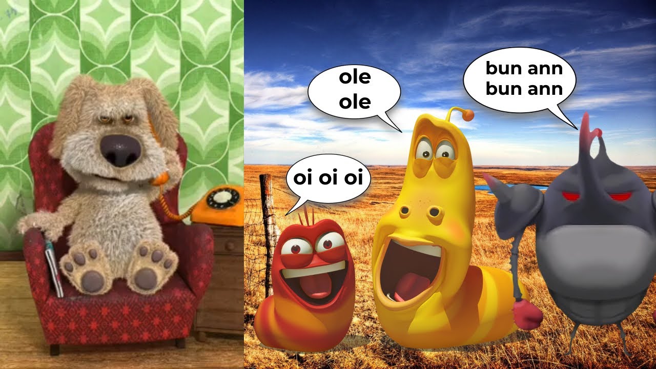 Talking Ben VS Oi Oi Oi Red Larva VS Ole Ole Ole - YouTube