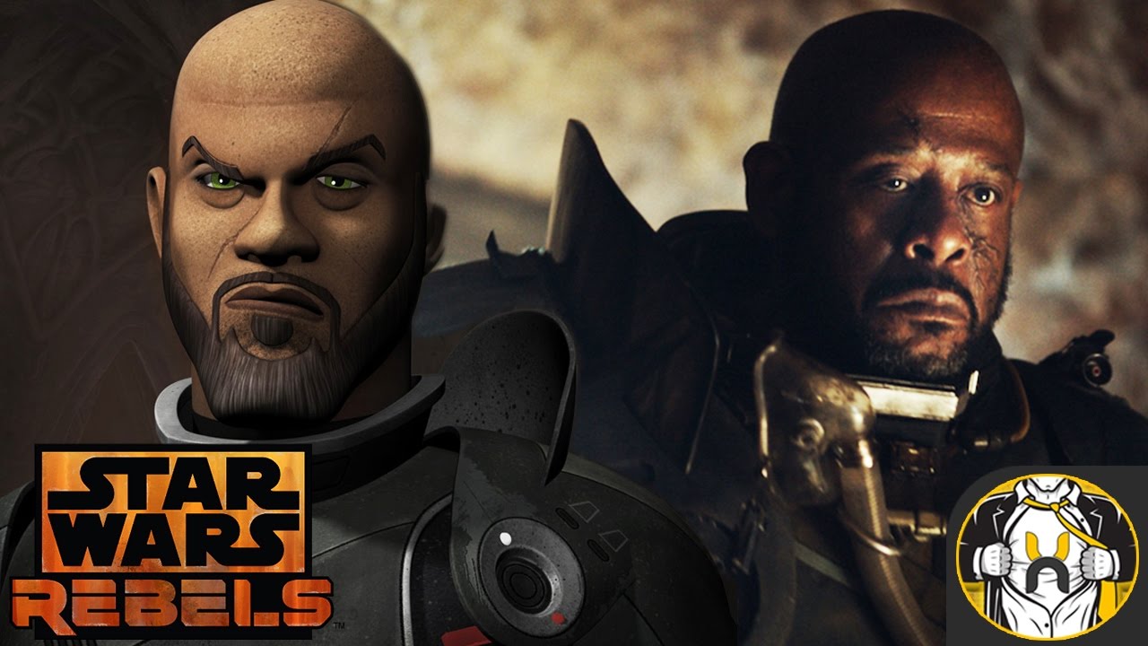 Rogue One's Saw Gerrera In Star Wars: Rebels First Look! - YouTube