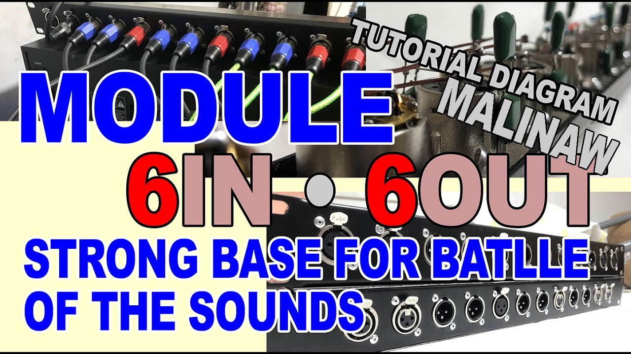 12 RU Module 6in 6out | Malinaw at Detalyadong Gawa | Diagram | Strong ...