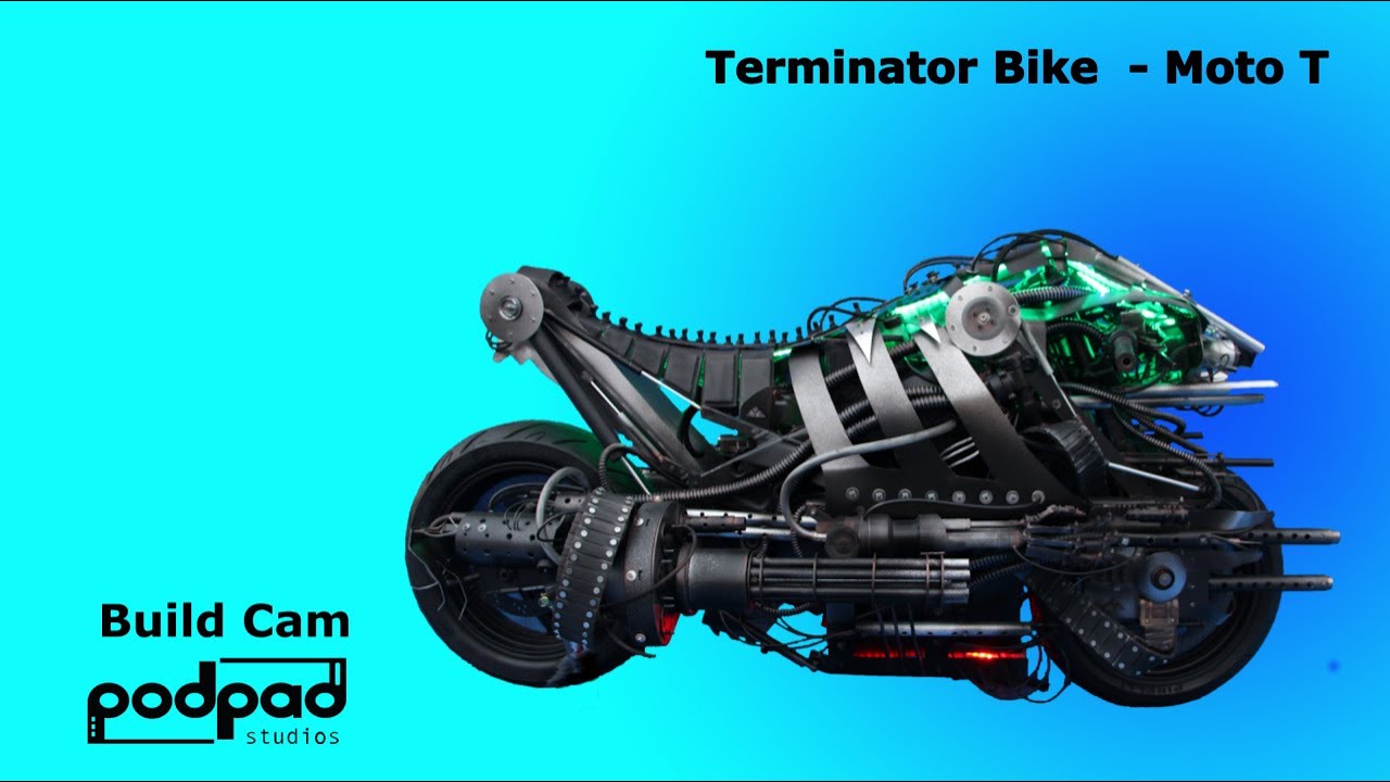 Podpadstudios Moto-T Terminator motorcycle - YouTube