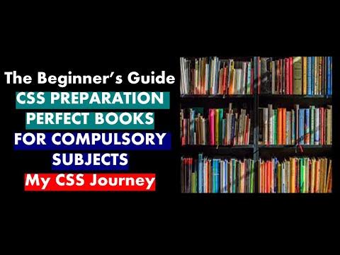 How to prepare CSS examination? Best books for compulsory subjects. CSS preparation beginner's ...