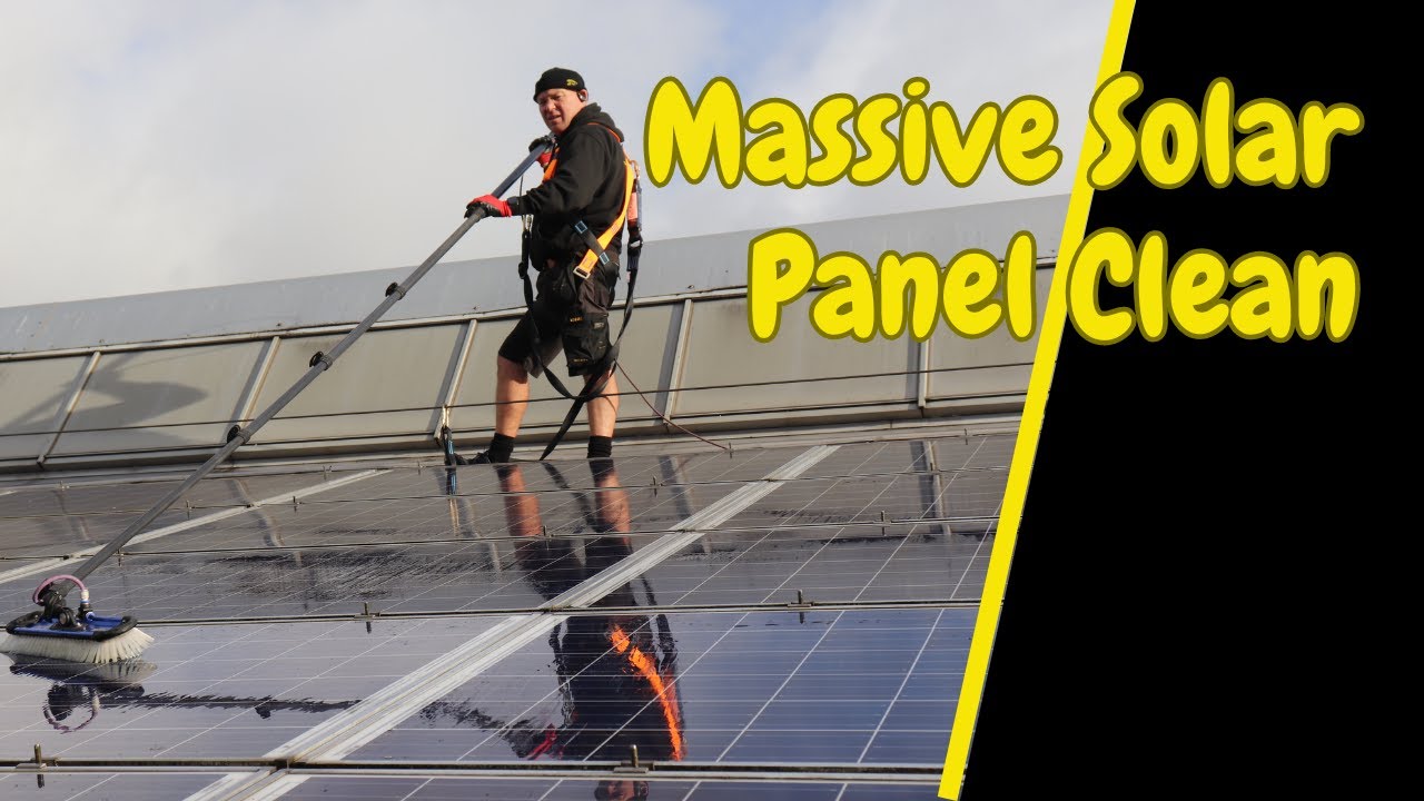 Massive Solar Panel Clean With Jake From Smout Pressure Washing - YouTube