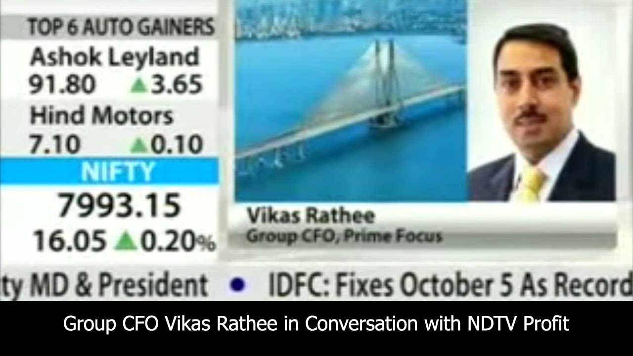Group CFO Vikas Rathee in conversation with NDTV Profit | Show – Market ...