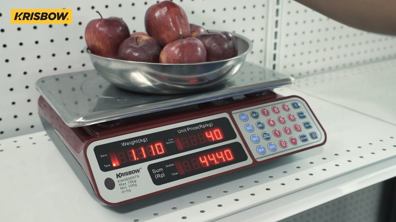 DIGITAL PRICE SCALE 15KG WITH TERA - YouTube