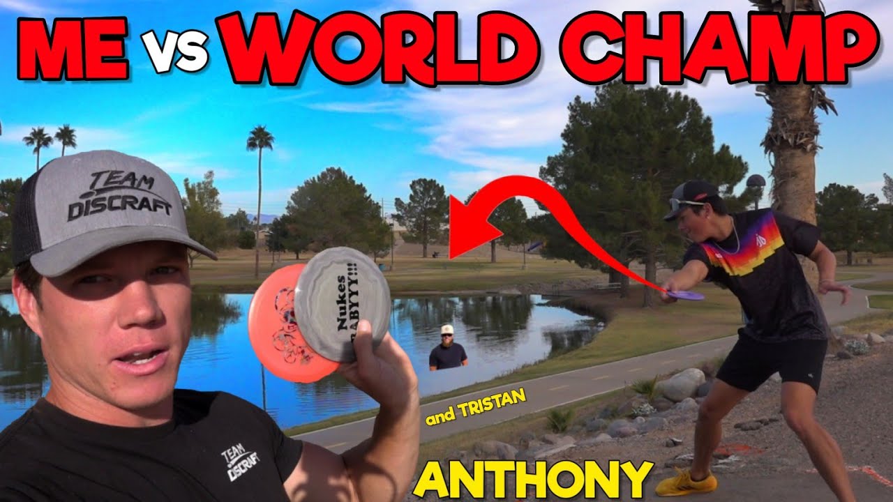 I CHALLENGED ANTHONY BARELA TO A MINI DISC GOLF BATTLE!! - YouTube