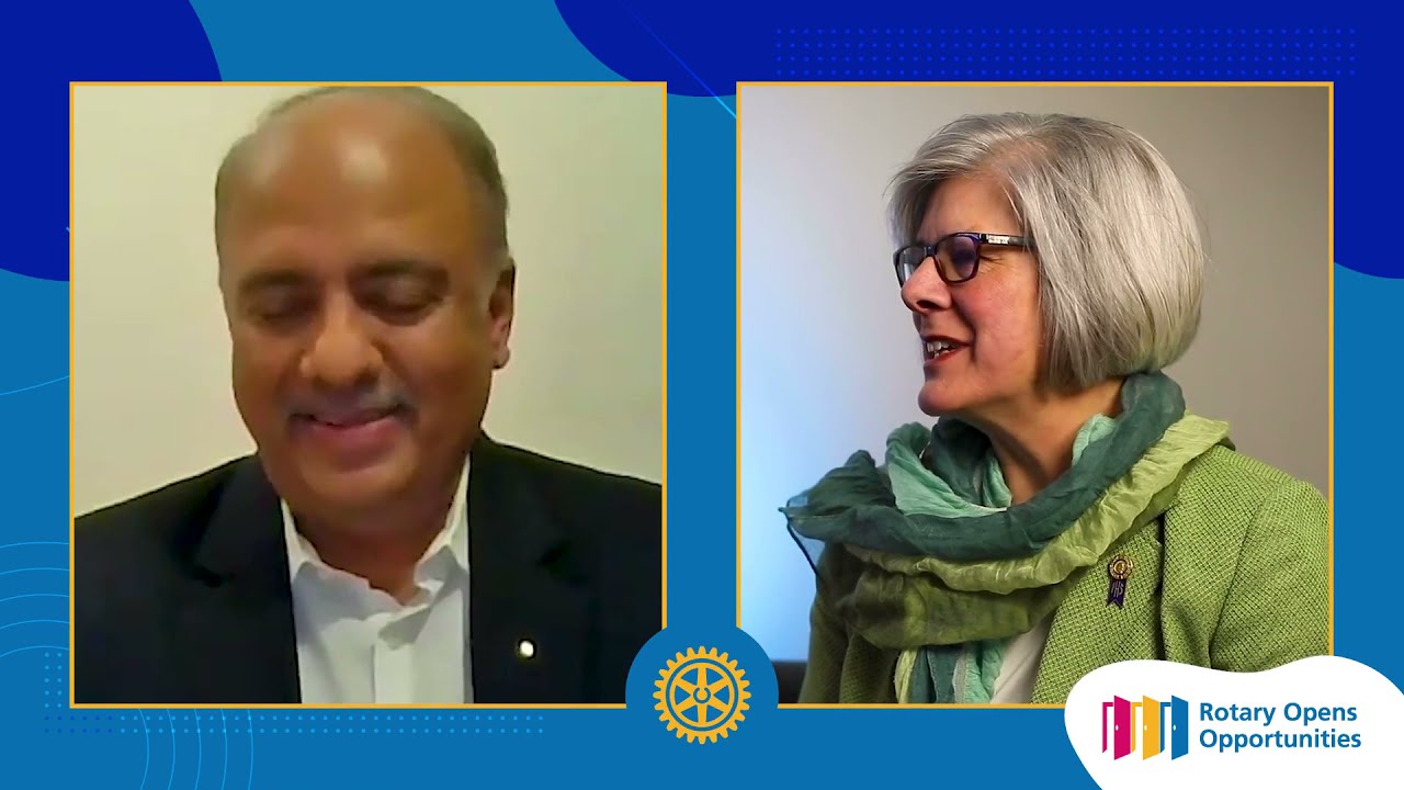 Shekhar Mehta and Karen Hebert - Rotary 6250 District Conference 2021 ...