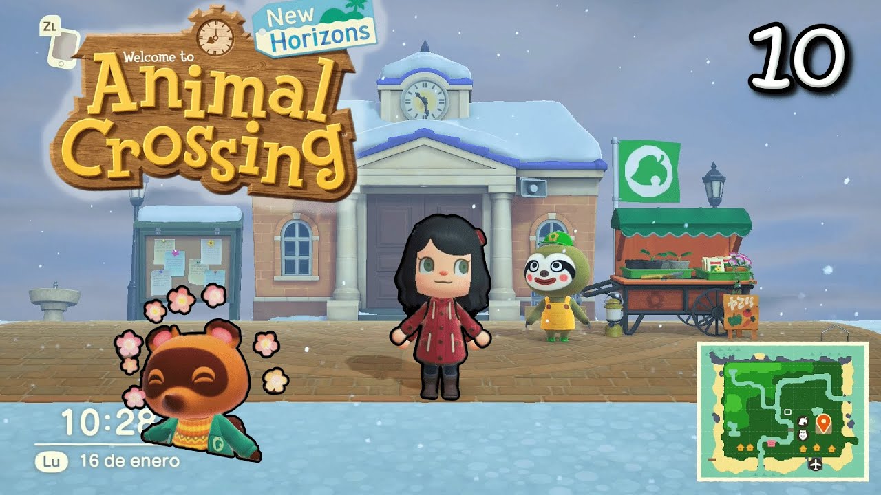 ACNH || Capítulo 10 || Ayuntamiento NUEVO y zona de acampada - YouTube