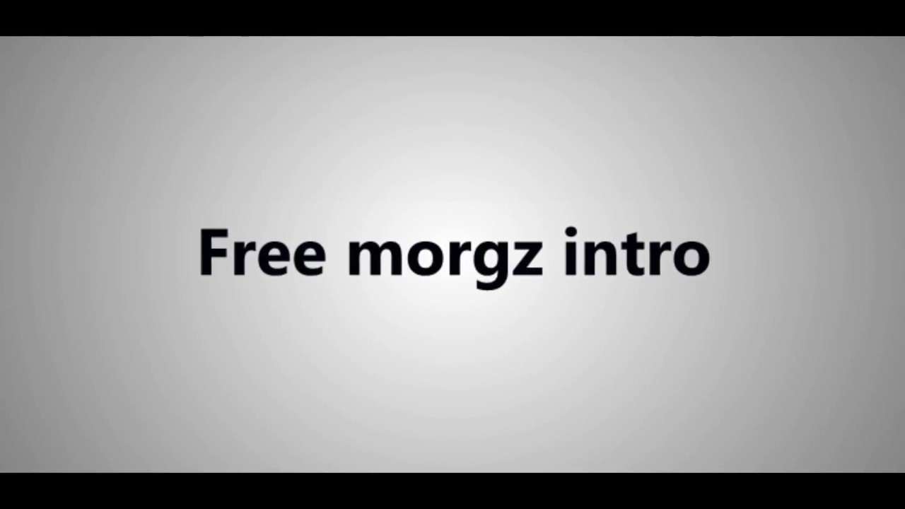 Morgz intro template 😱 (link in description) - YouTube