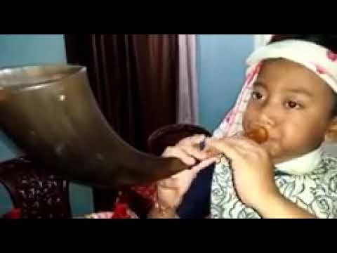 Assamese Folk instrument PEPA Playing by a little boy in Assam - YouTube