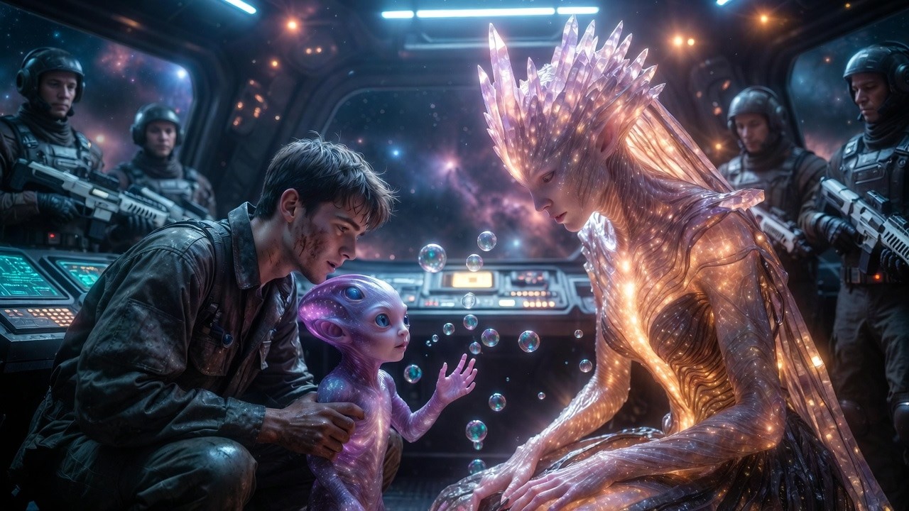 Human Technician Wins Alien Queen’s Trust by Blowing Bubbles — A Cosmic ...