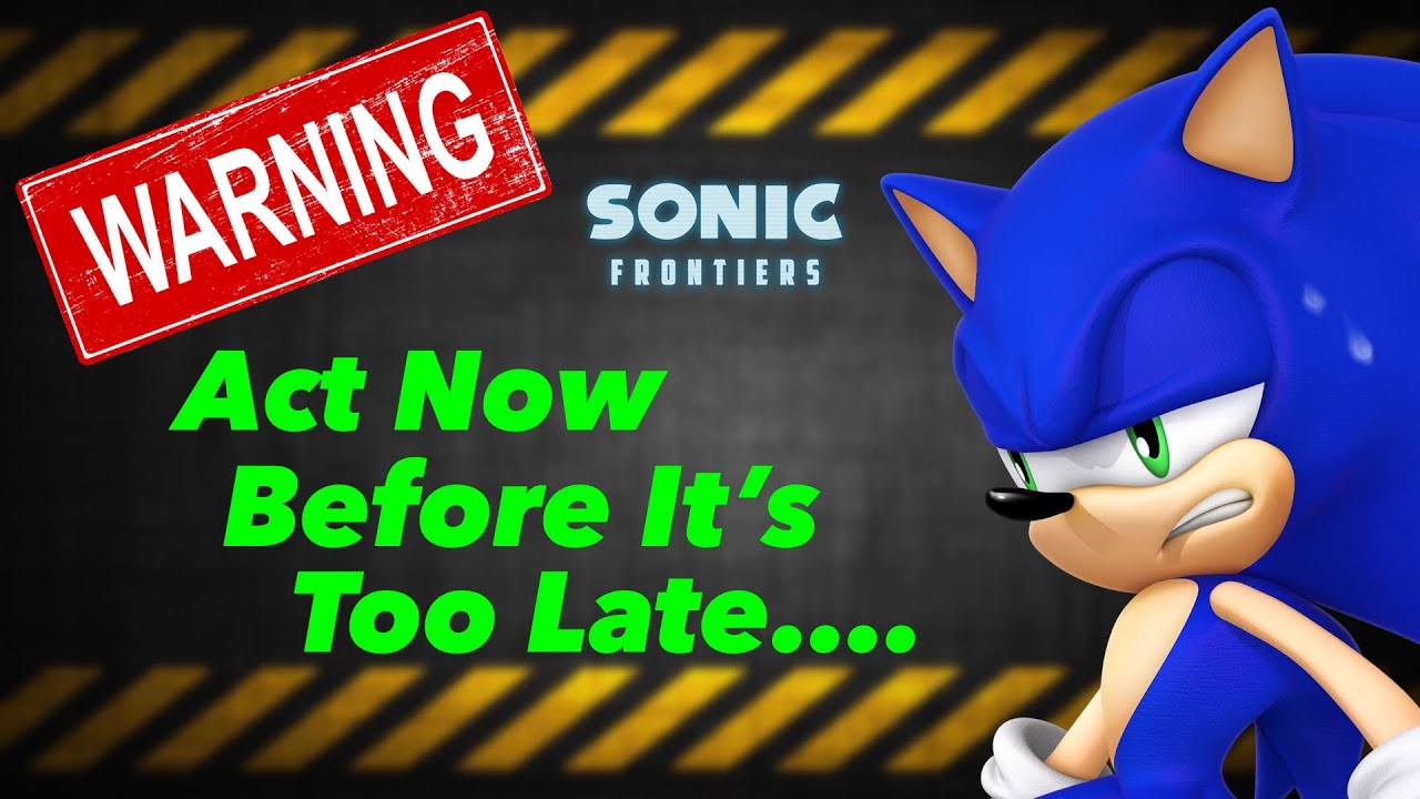 ⚠️ WARNING ⚠️ All Sonic Frontiers Owners DO THIS NOW Before It’s Too ...