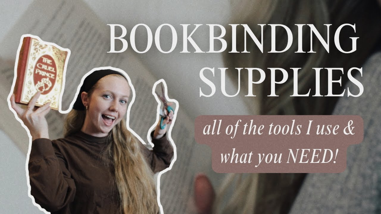All of the Tools You NEED to DIY Your Book Covers! (Bookbinding ...