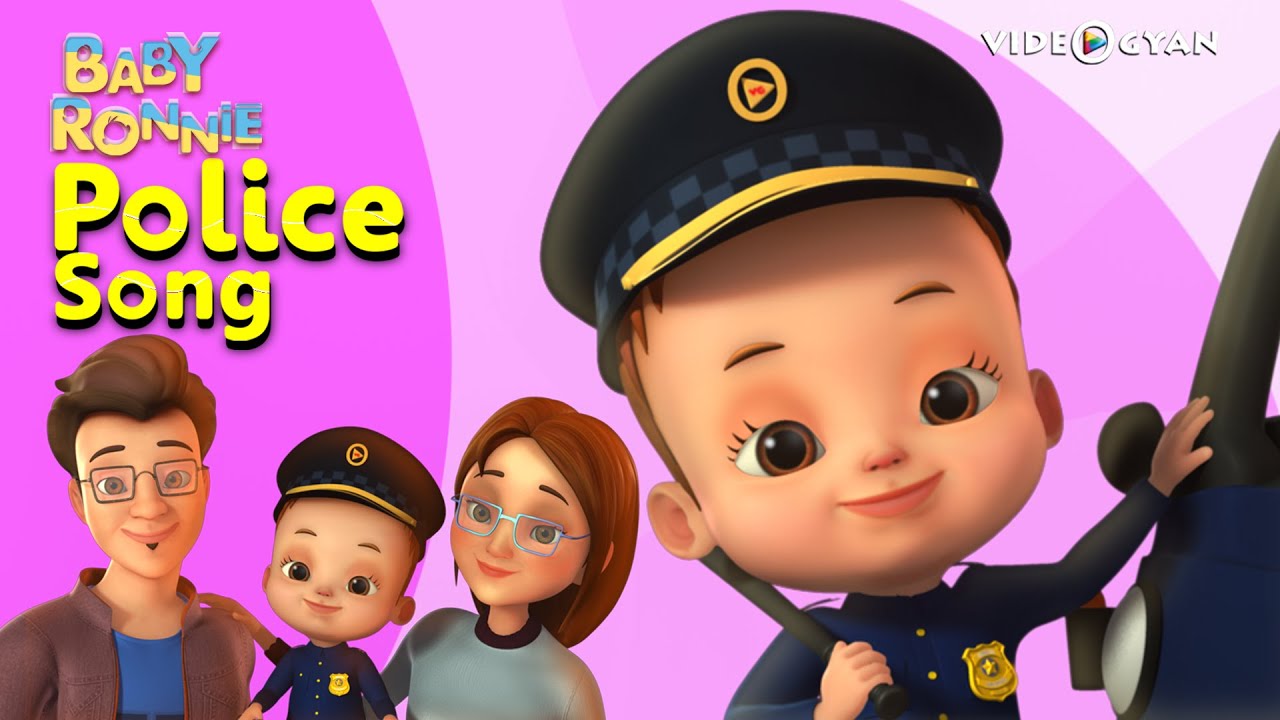 Police Song And More Nursery Rhymes & Kids Songs | Baby Ronnie Rhymes ...